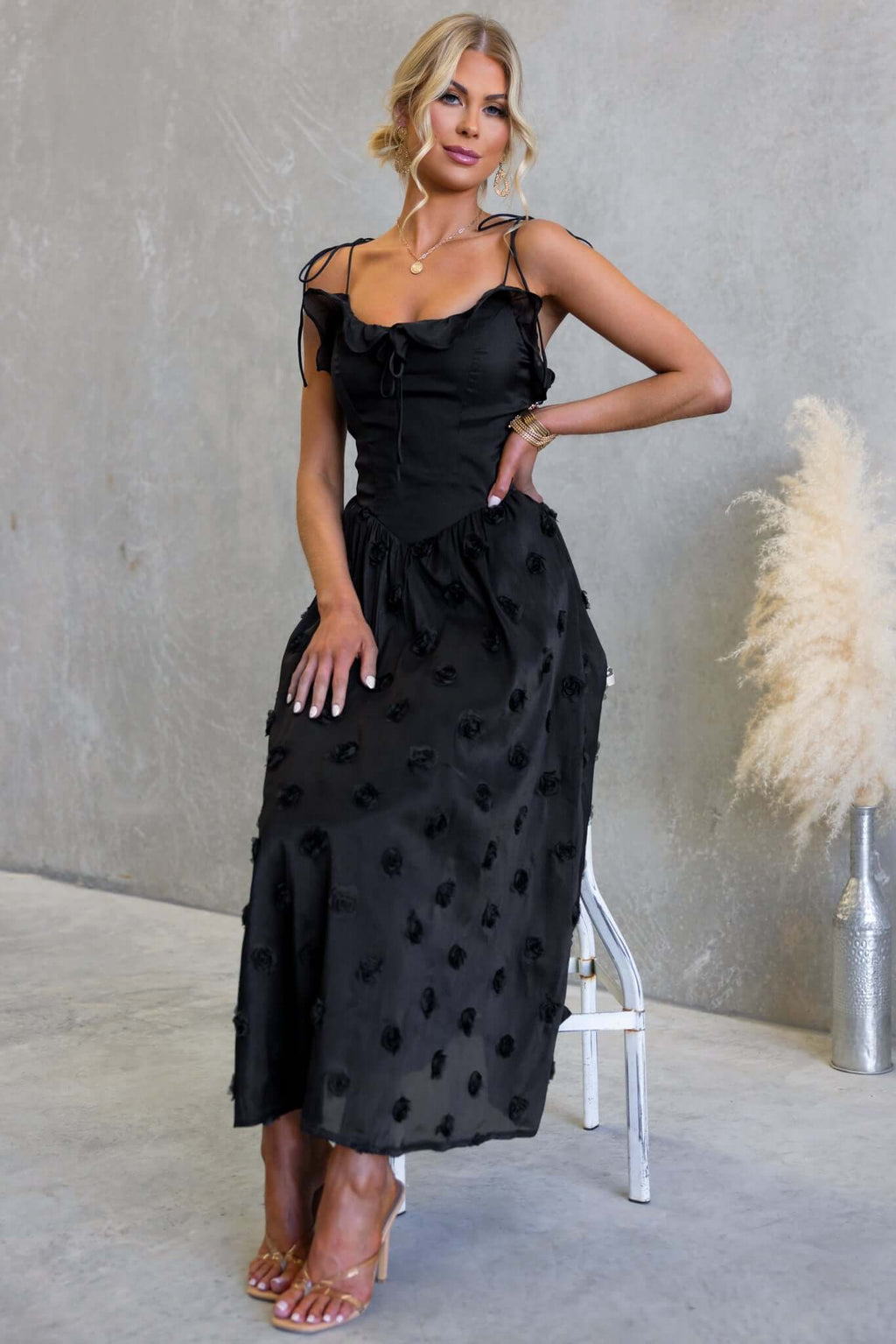 Junea Midi Dress – Amaroso Boutique