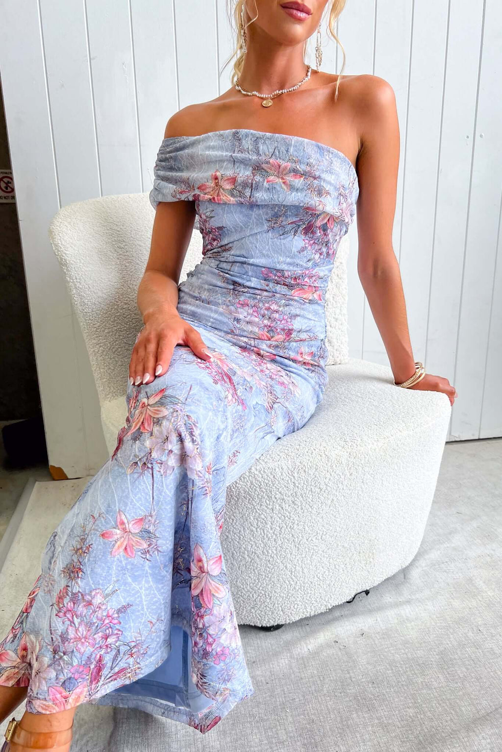 Stylish Korren Maxi Dress - One-Shoulder Glam – Amaroso Boutique