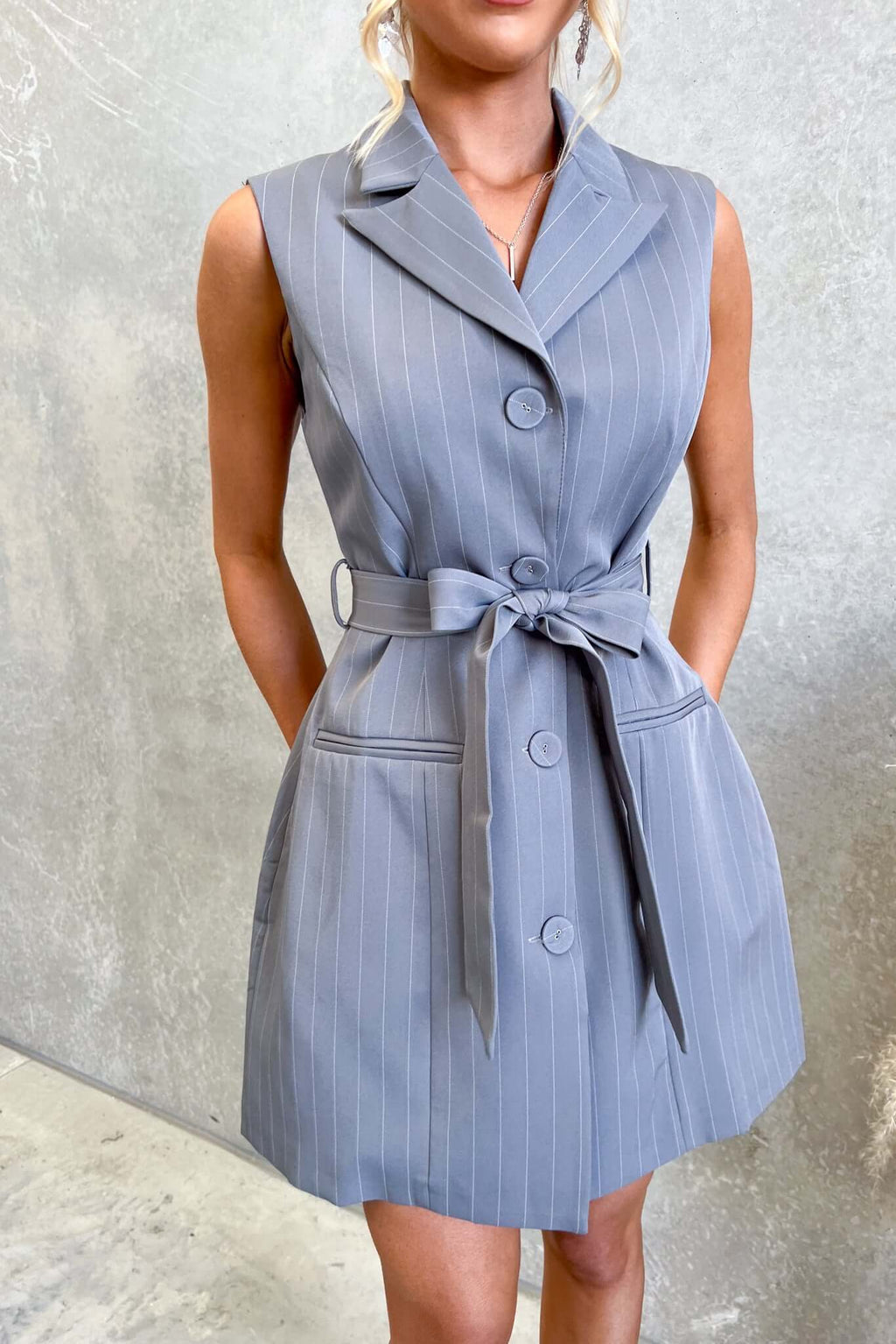 Azusa Dress - Elegant Button-Up Style – Amaroso Boutique