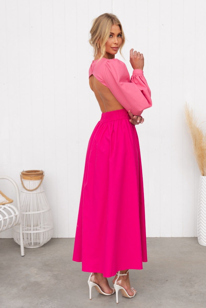 Splice Maxi Dress – Amaroso Boutique