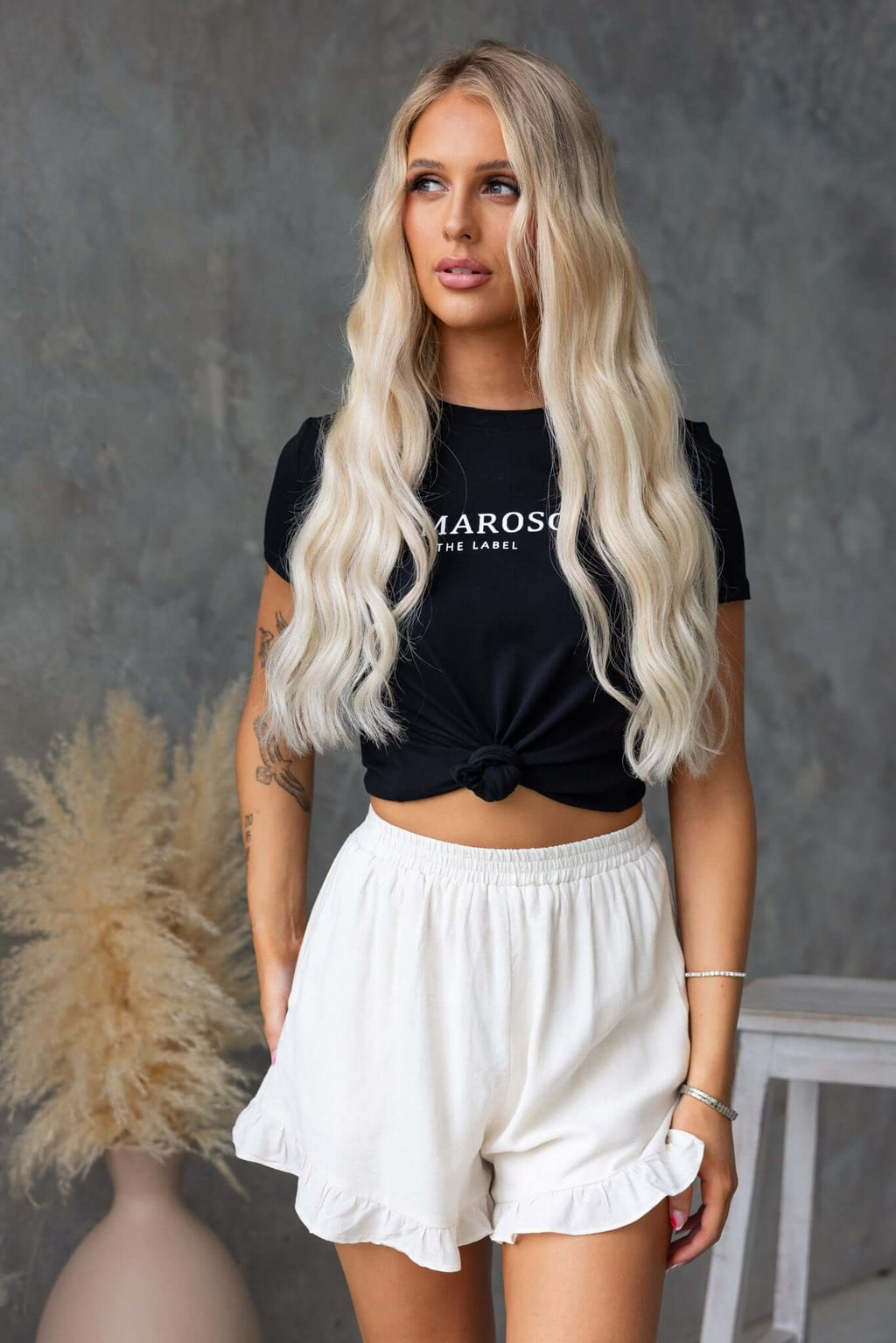 Mayok Shorts - Stylish Mid-High Waist Fit – Amaroso Boutique