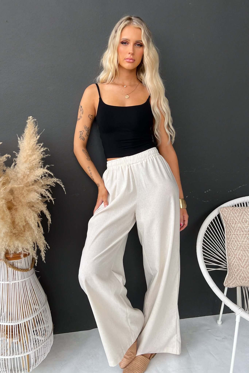 Payson Pants - Stylish Linen Look with Comfort – Amaroso Boutique